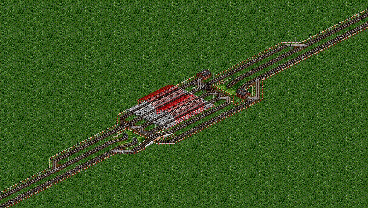 OpenTTD | Railway station